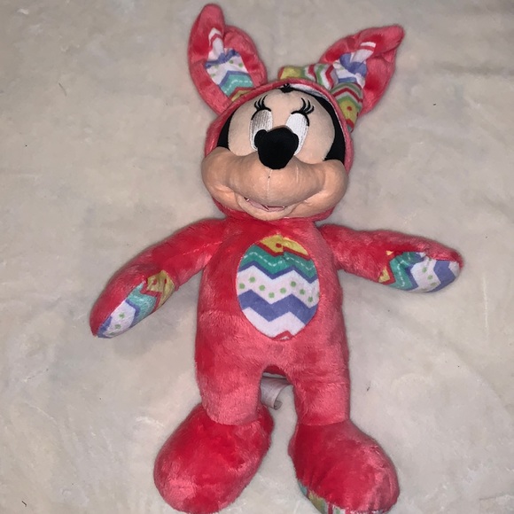 Disney | Toys | Disney Minnie Mouse Easter Bunny Costume 7 Plush | Poshmark